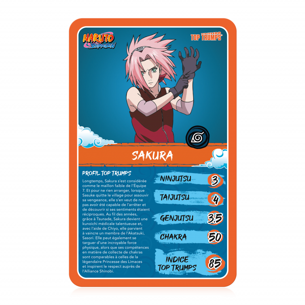 TOP TRUMPS NARUTO SHIPPUDEN - Winning Moves